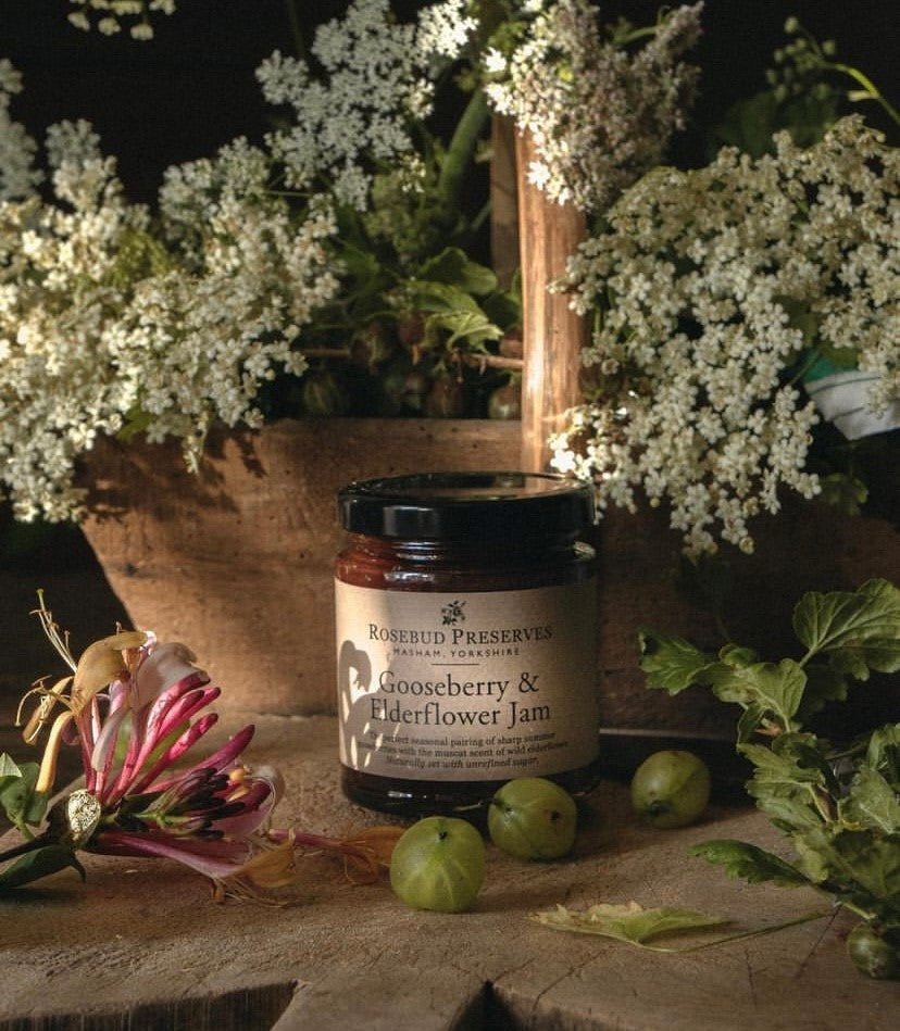 ROSEBUD GOOSEBERRY & ELDERFLOWER JAM – Algerian Coffee Stores