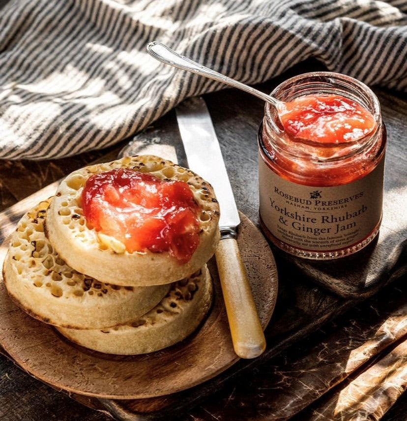 ROSEBUD RHUBARB & GINGER JAM – Algerian Coffee Stores