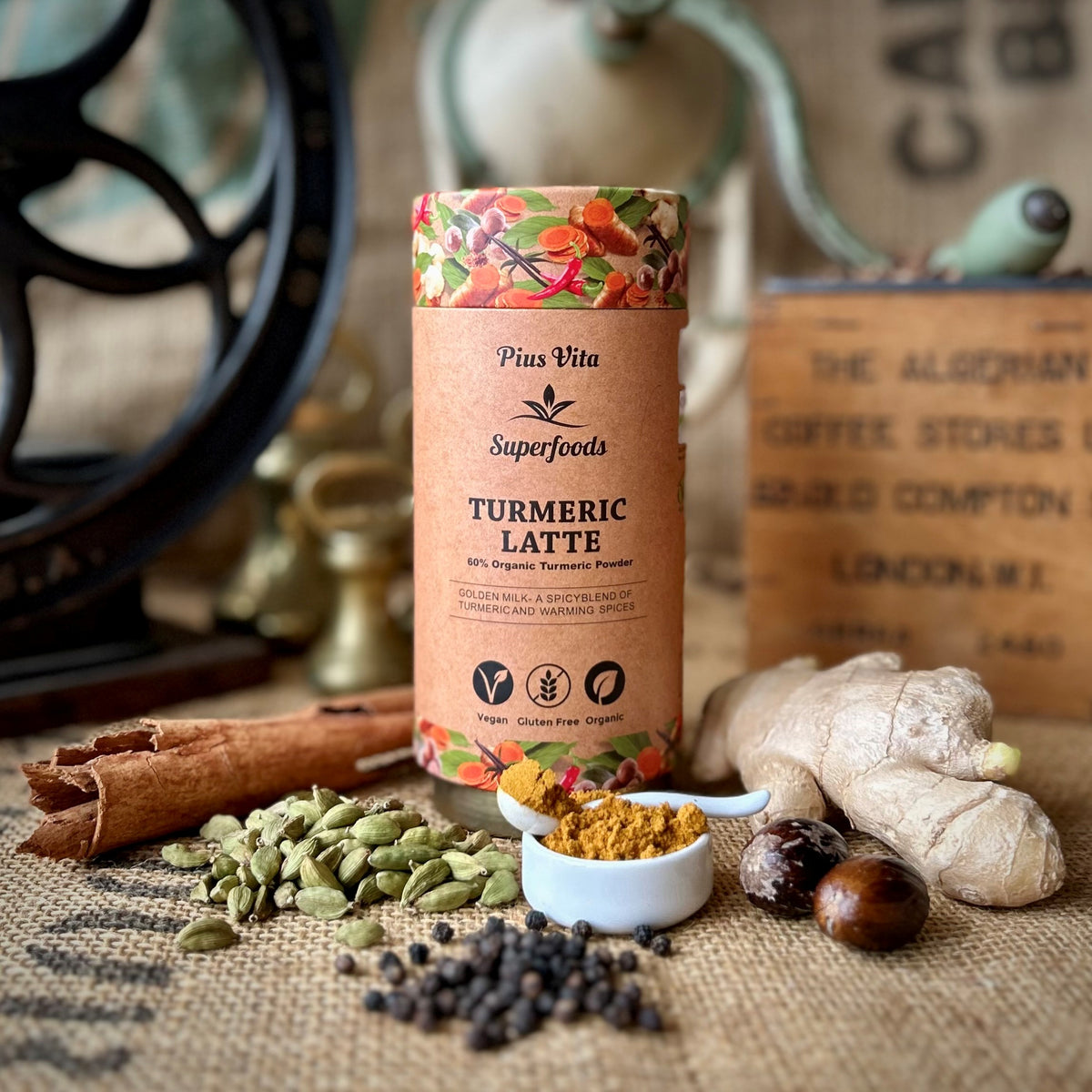 ORGANIC TURMERIC LATTE POWDER – Algerian Coffee Stores